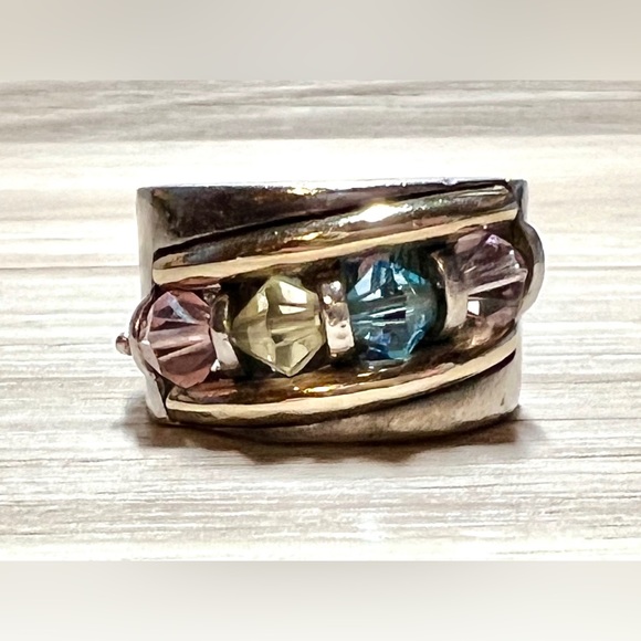 CA3 | Jewelry | Vintage Designer Signed Ca3 Sterling Silver 8k Gold ...